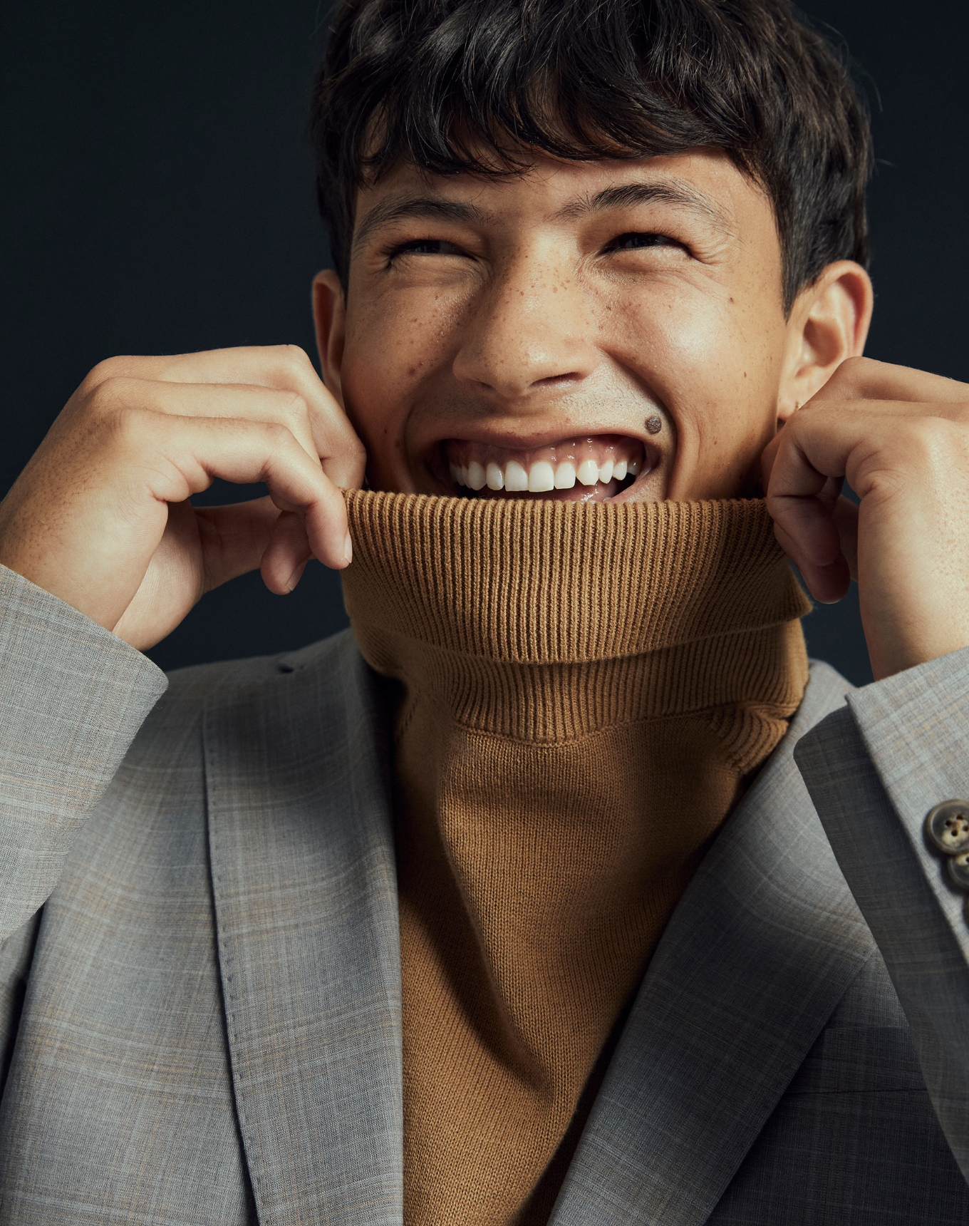 Man walking to a marooned boat